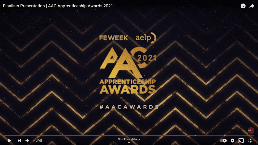 Coach Core announced as finalist for the 2021 AAC Apprenticeship Awards ...